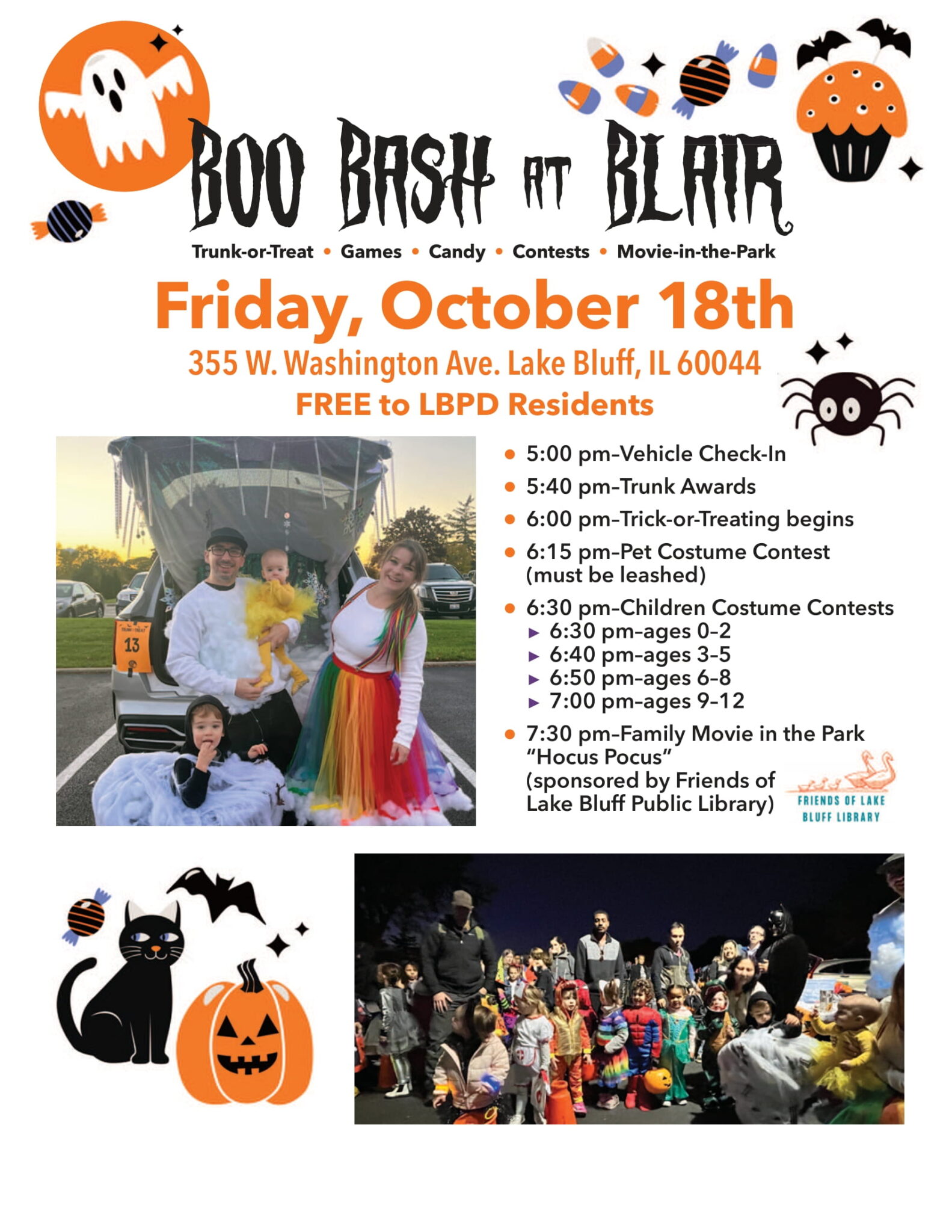 Halloween Boo Bash - Lake Bluff Park District